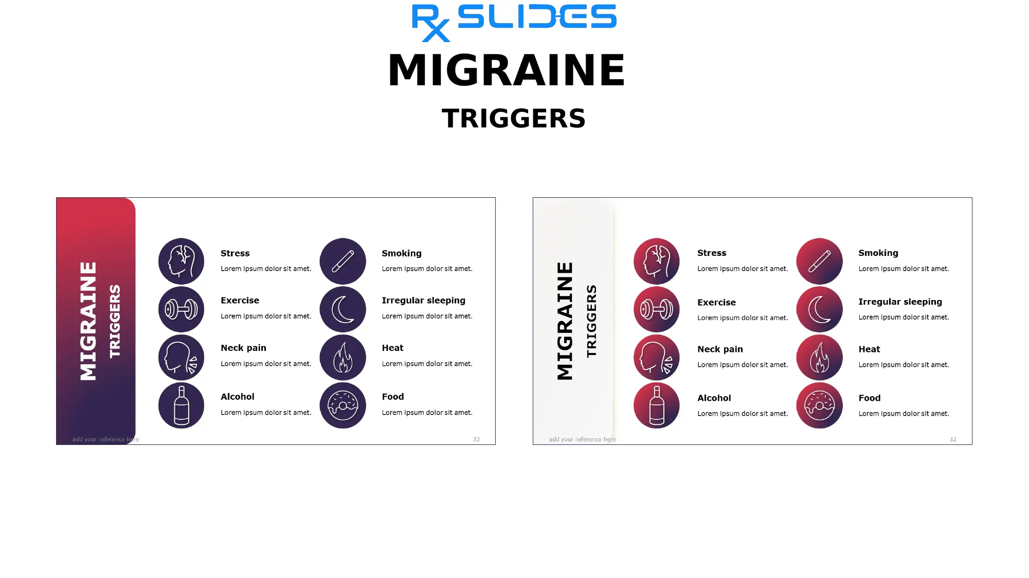 Download Migraine PowerPoint Template|RxSlides
